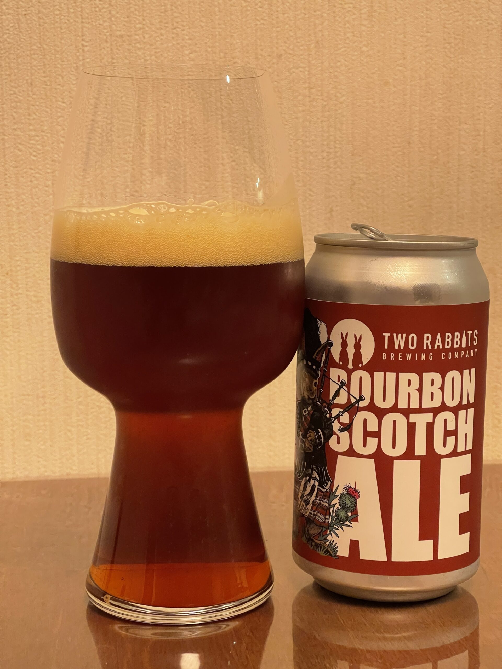 Two Rabbits Bourbon Scotch Ale by Two Rabbits Brewing Company | BeerTengoku